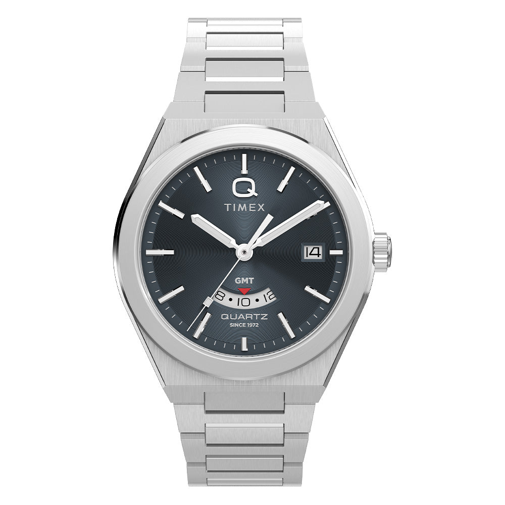Q Timex Continental Gmt 39mm Stainless Steel Band – Timex Philippines