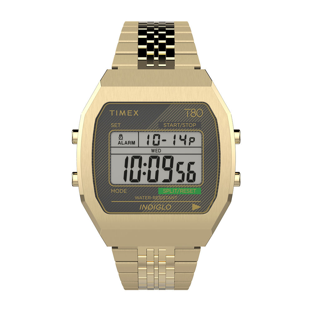 Timex 80 Digital 34mm Stainless Steel Band – Timex Philippines