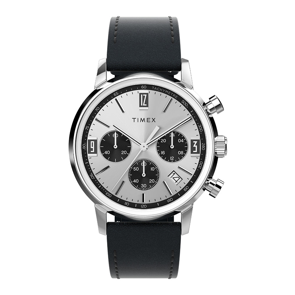 Marlin Quartz Chronograph 40mm Leather Band – Timex Philippines