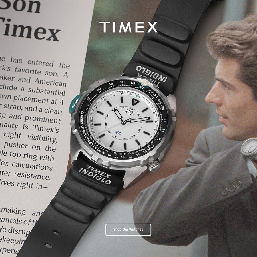 Timex 1995 Reissue 3-Hand 46mm Rubber Band – Timex Philippines