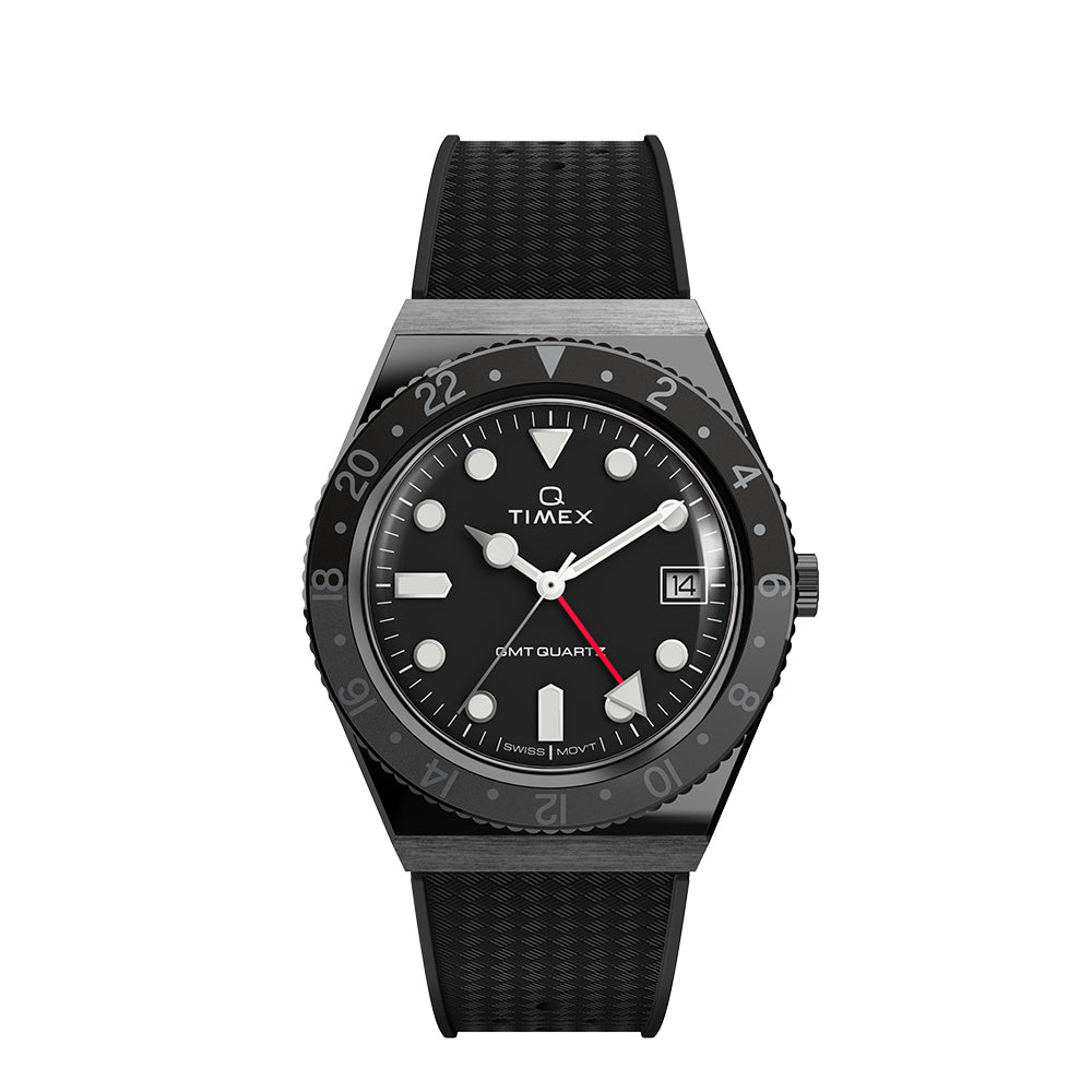 Q Timex Diver GMT 38mm Rubber Band – Timex Philippines