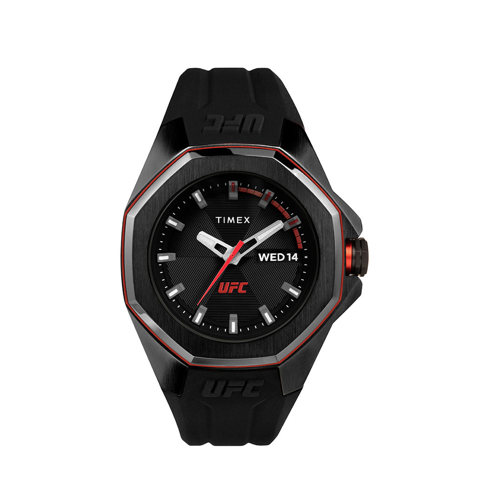 Timex x UFC Pro Day-Date 45mm Rubber Band – Timex Philippines