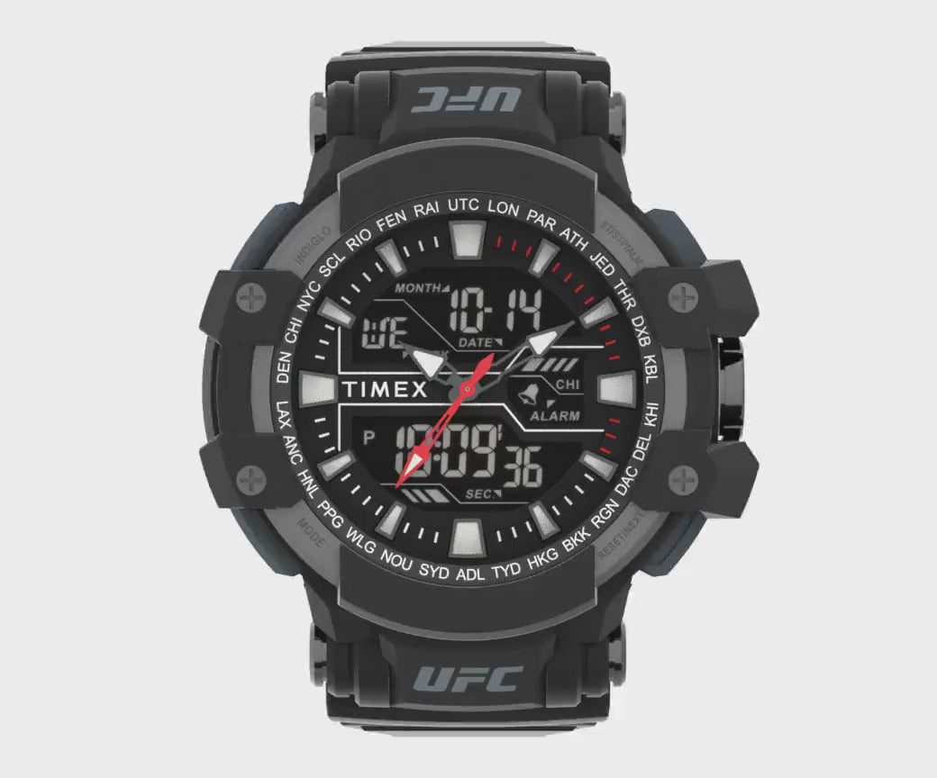 Timex UFC Combat Anadigi 53mm Resin Band – Timex Philippines